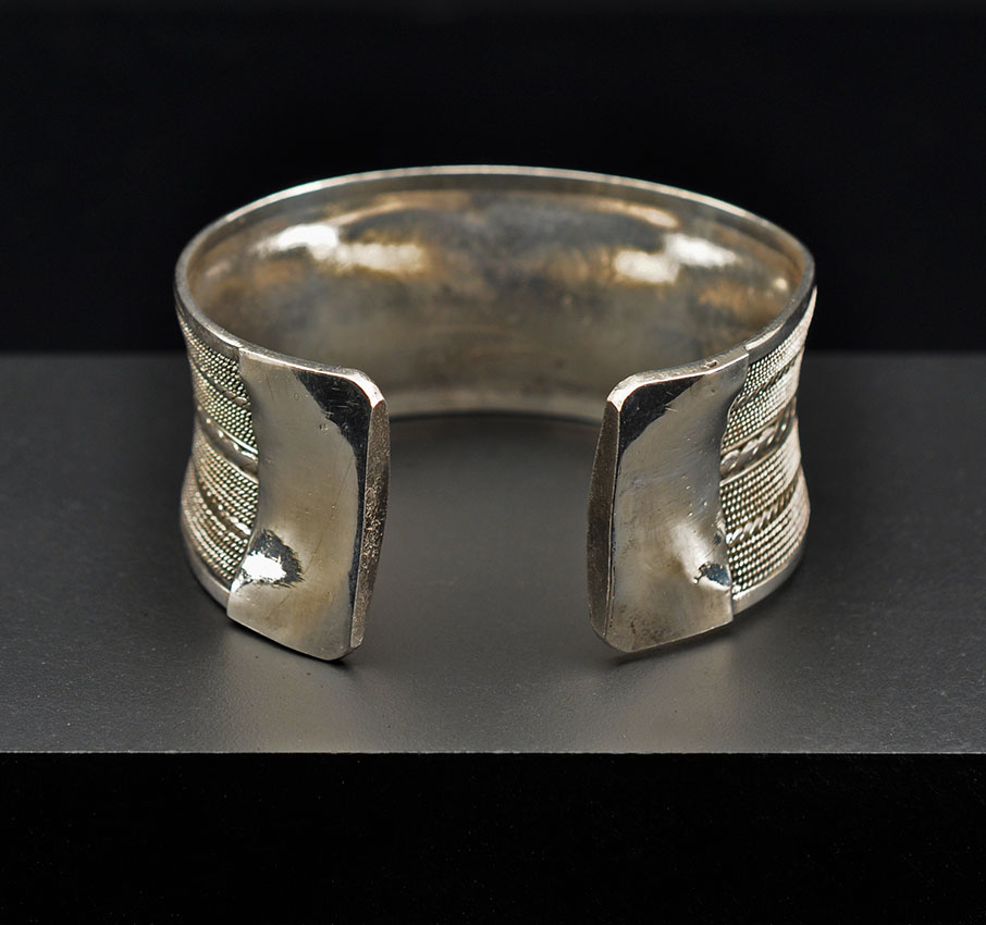 Shan silver wedding bangle