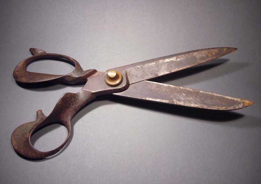 Antique scissors